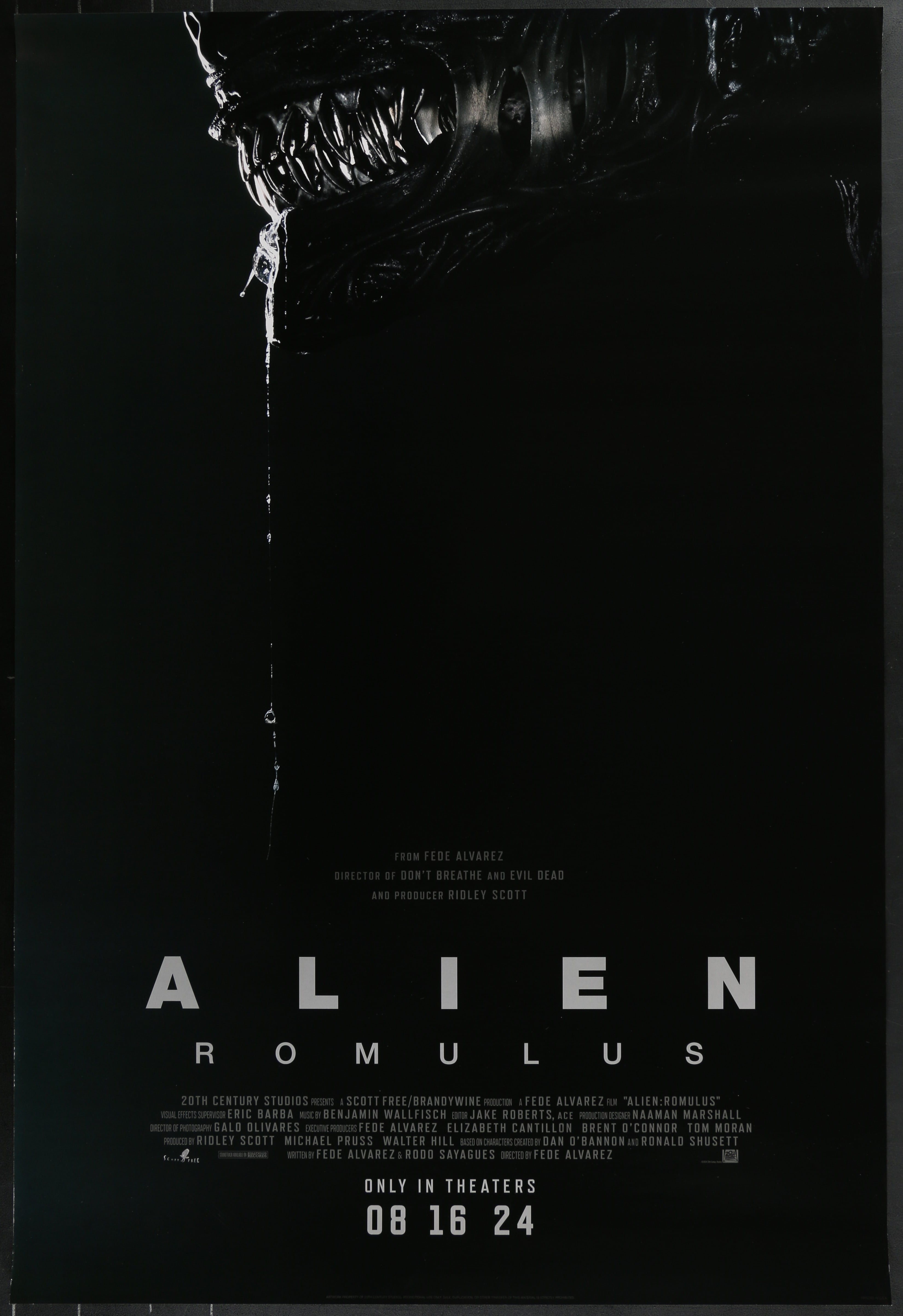 Alien Romulus Style B Original Movie Poster - Famous Movie Posters