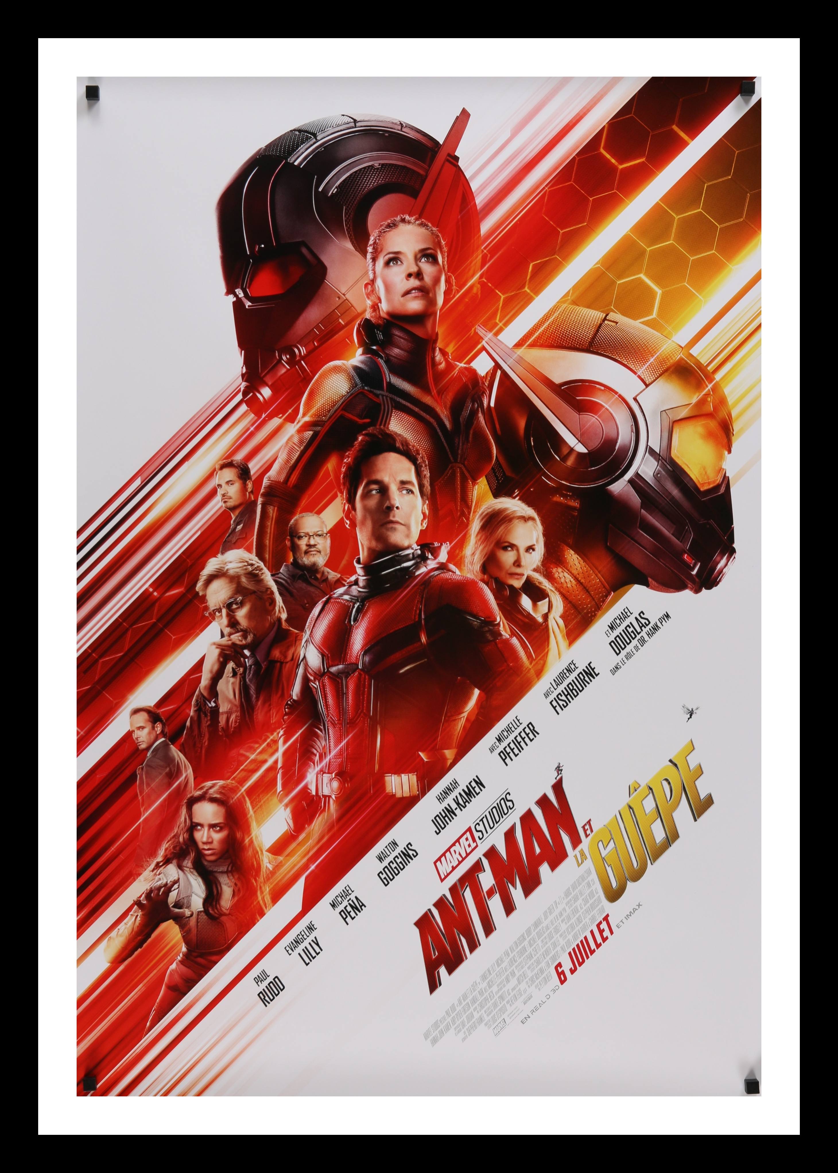 Ant Man and the Wasp (French) Original Movie Poster - Famous Movie Posters