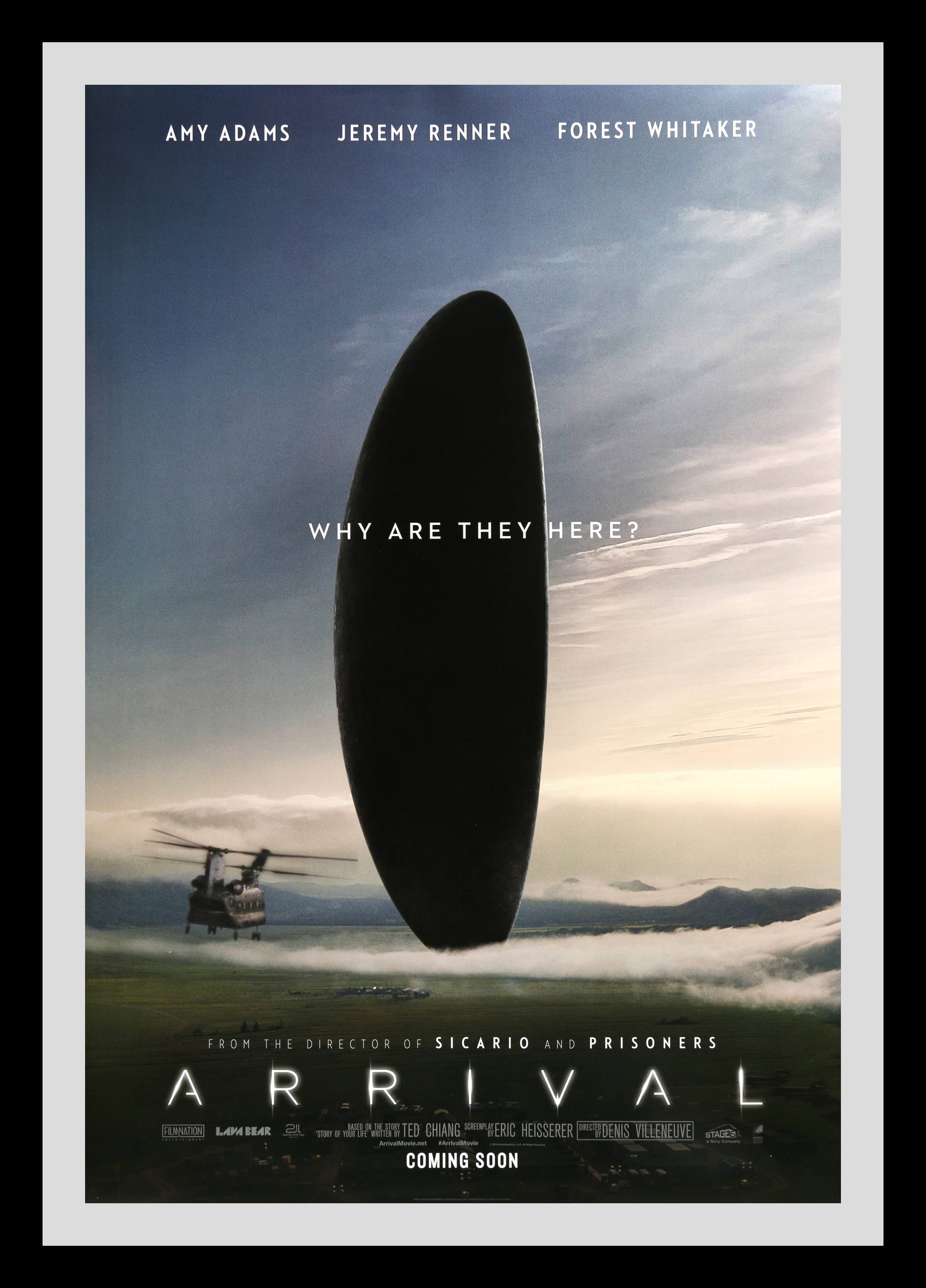 Arrival Original Movie Poster - Famous Movie Posters