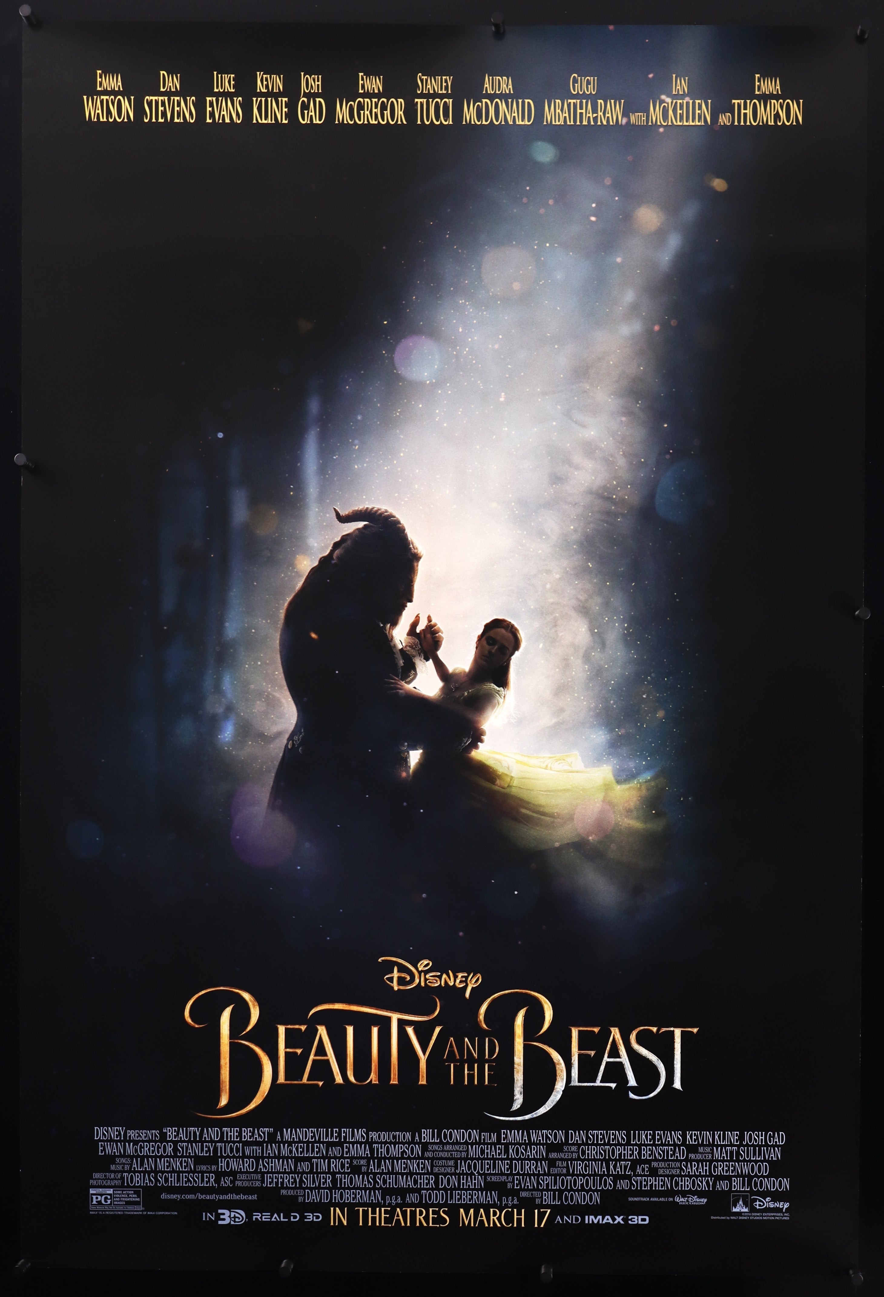 Beauty and The Beast (2017) Original Movie Poster – Famous Movie Posters