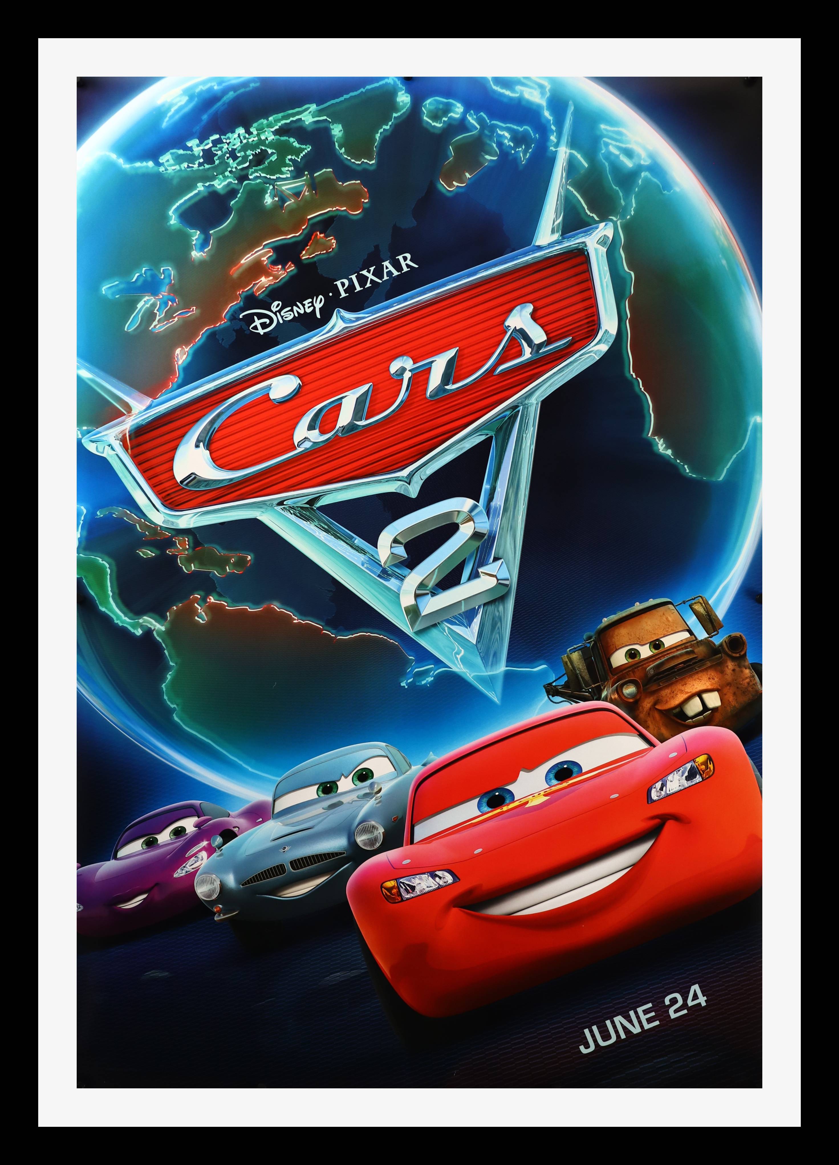 Cars 2 Style B Original Movie Poster - Famous Movie Posters