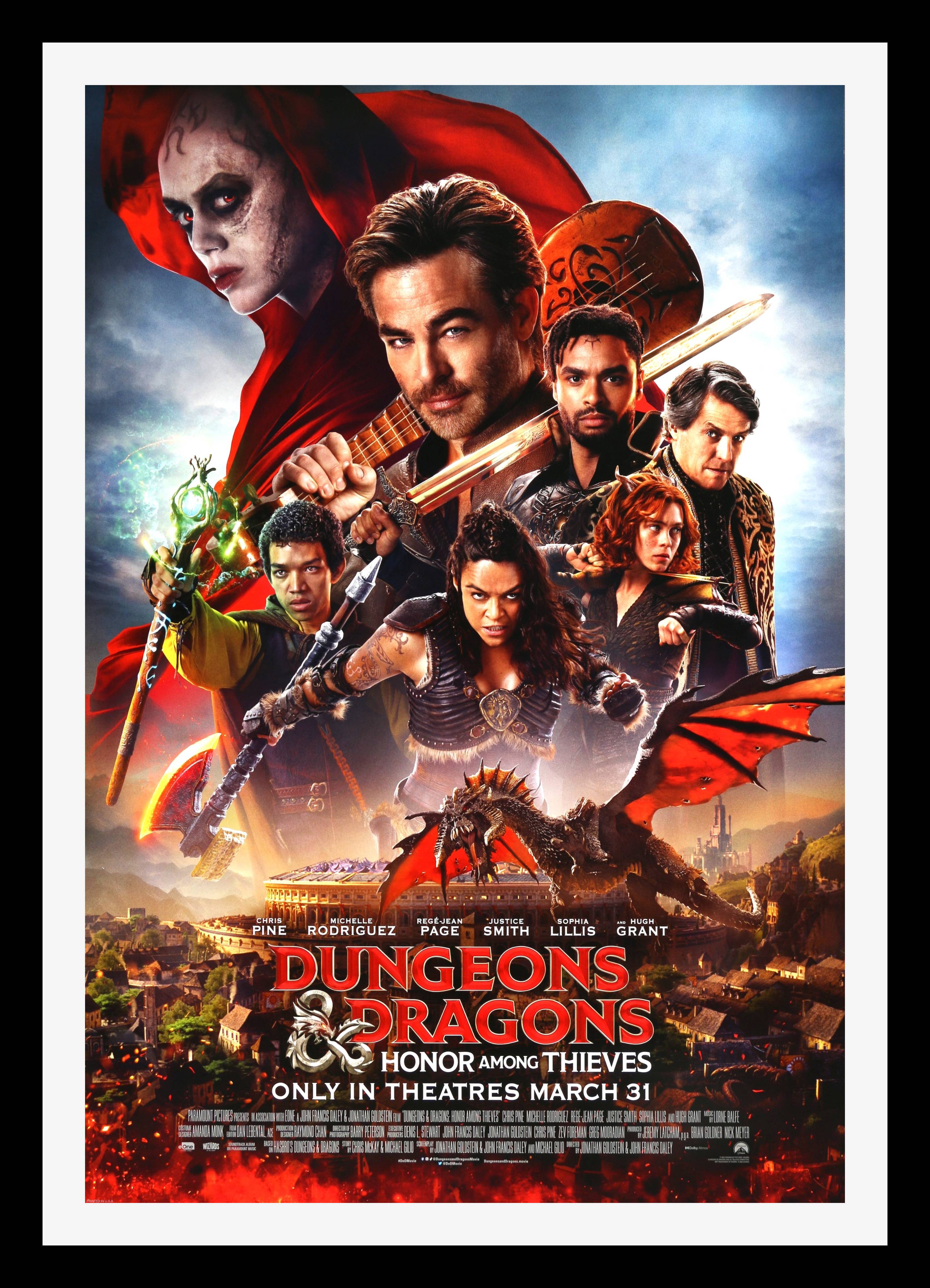 Dungeons & Dragons: Honor Among Thieves Original Movie Poster – Famous ...