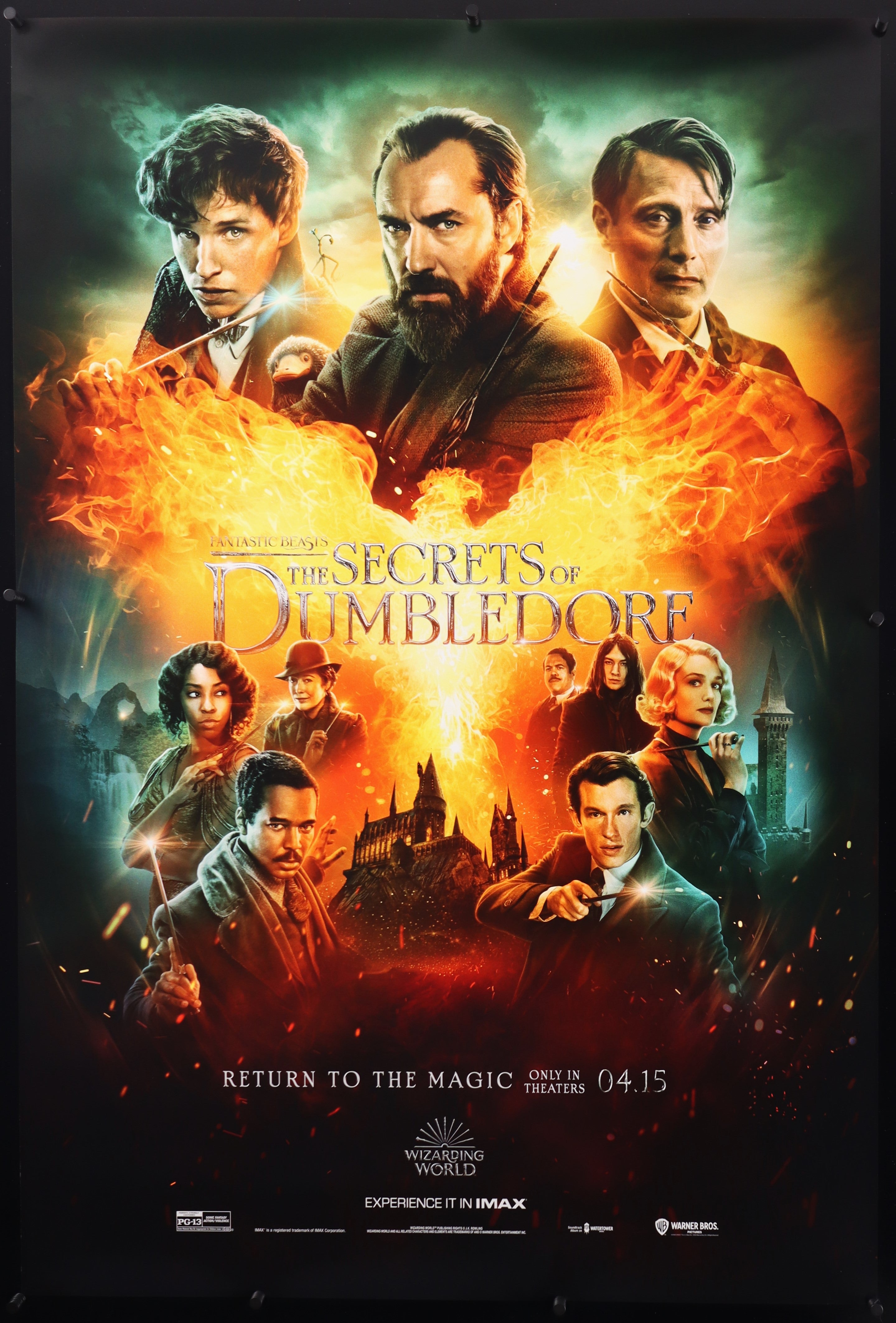 Fantastic Beasts The Secrets of Dumbledore Original Movie Poster ...