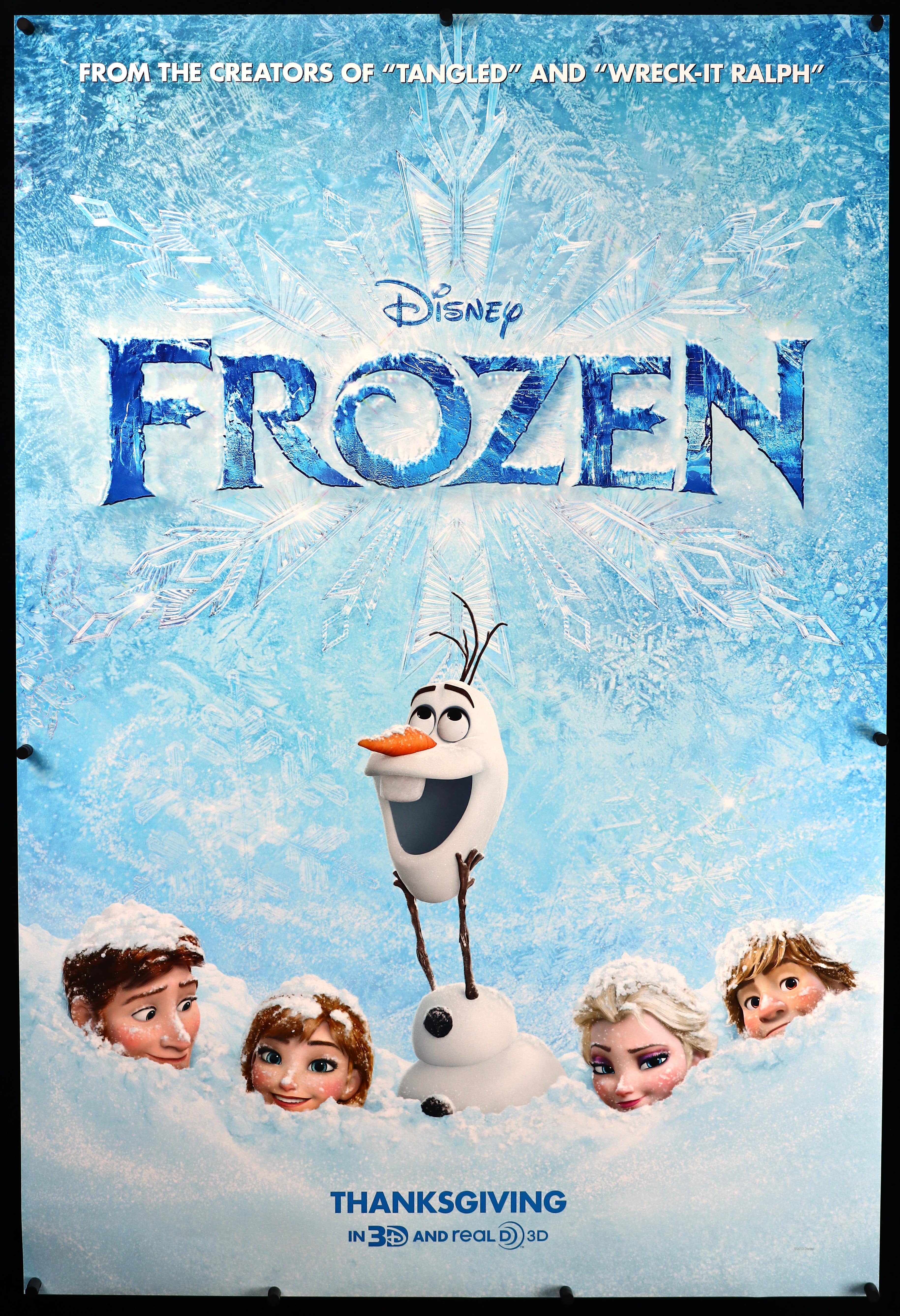 Frozen Original Movie Poster - Famous Movie Posters
