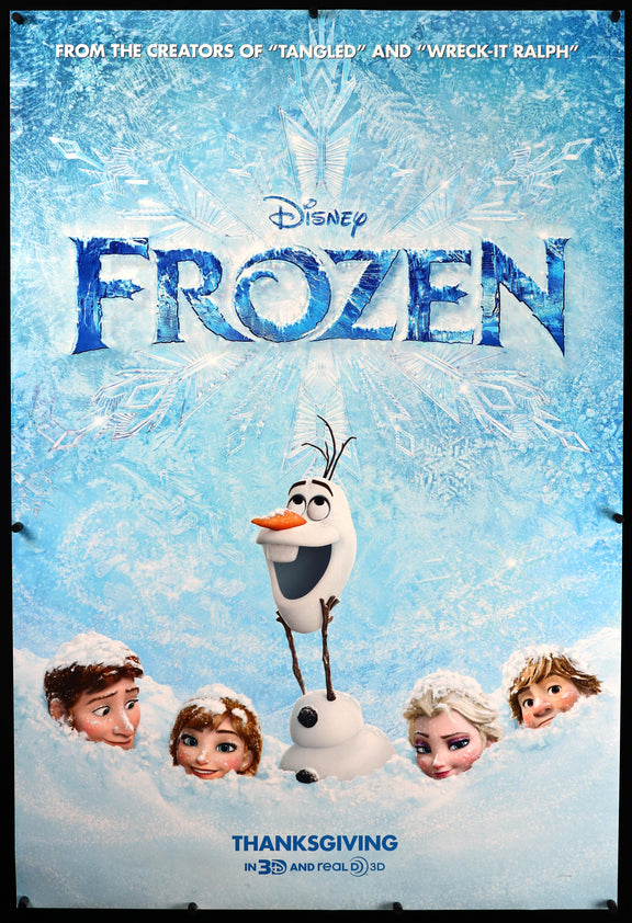 Frozen Original Movie Poster - Famous Movie Posters
