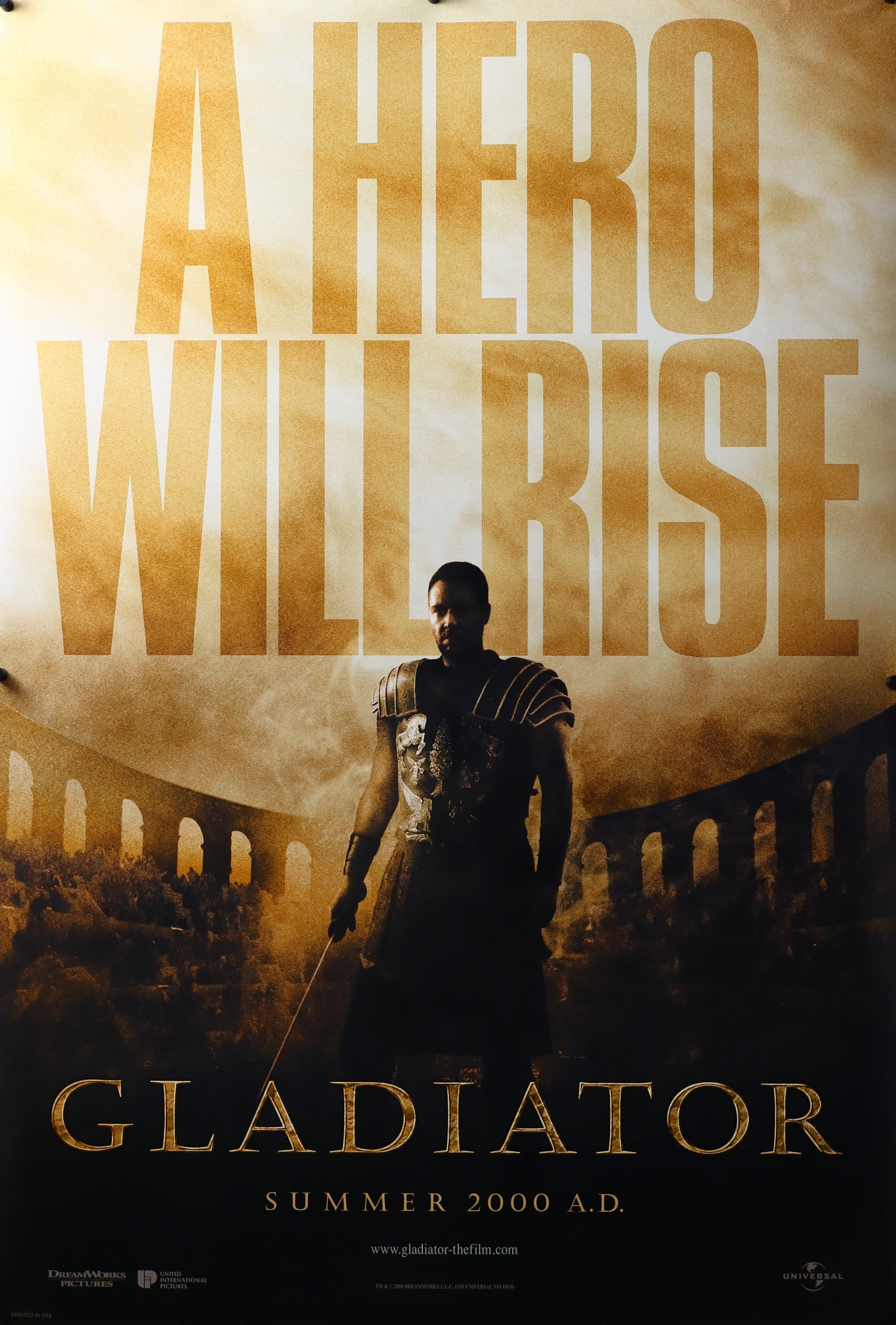 Gladiator Original Movie Poster - Famous Movie Posters