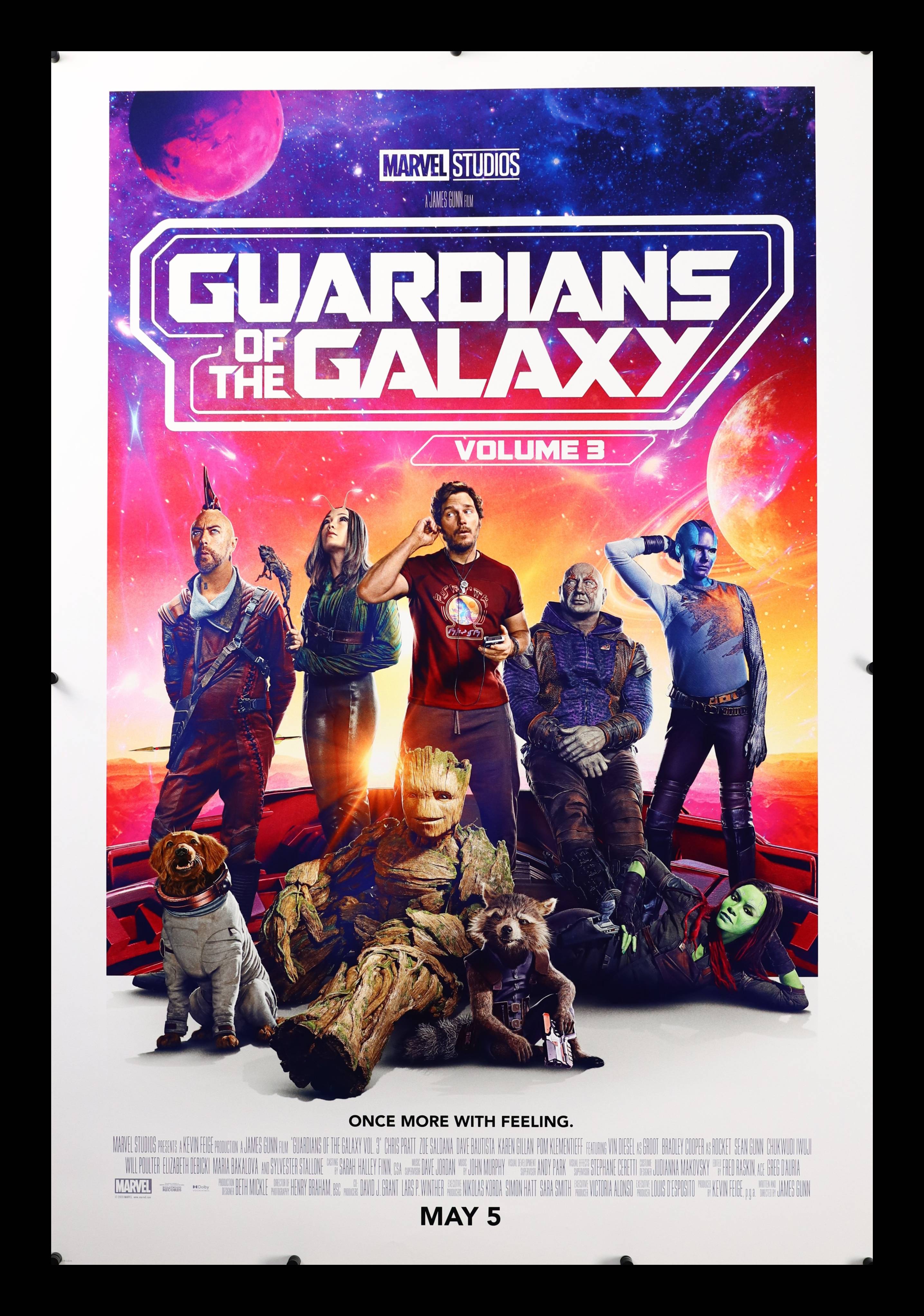 Guardians of the Galaxy Vol 3 Original Movie Poster - Famous Movie Posters