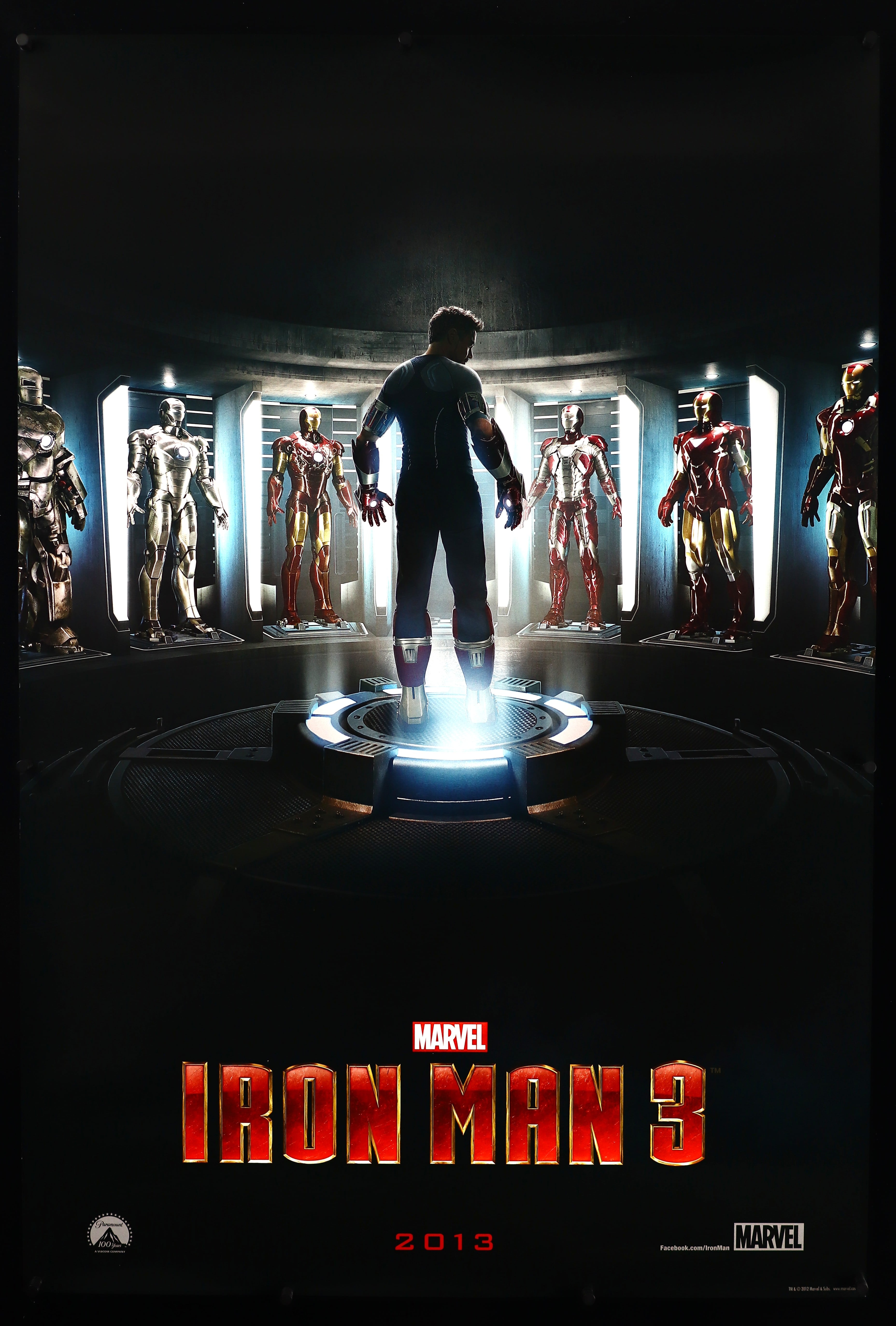 Iron Man 3 Original Movie Poster - Famous Movie Posters