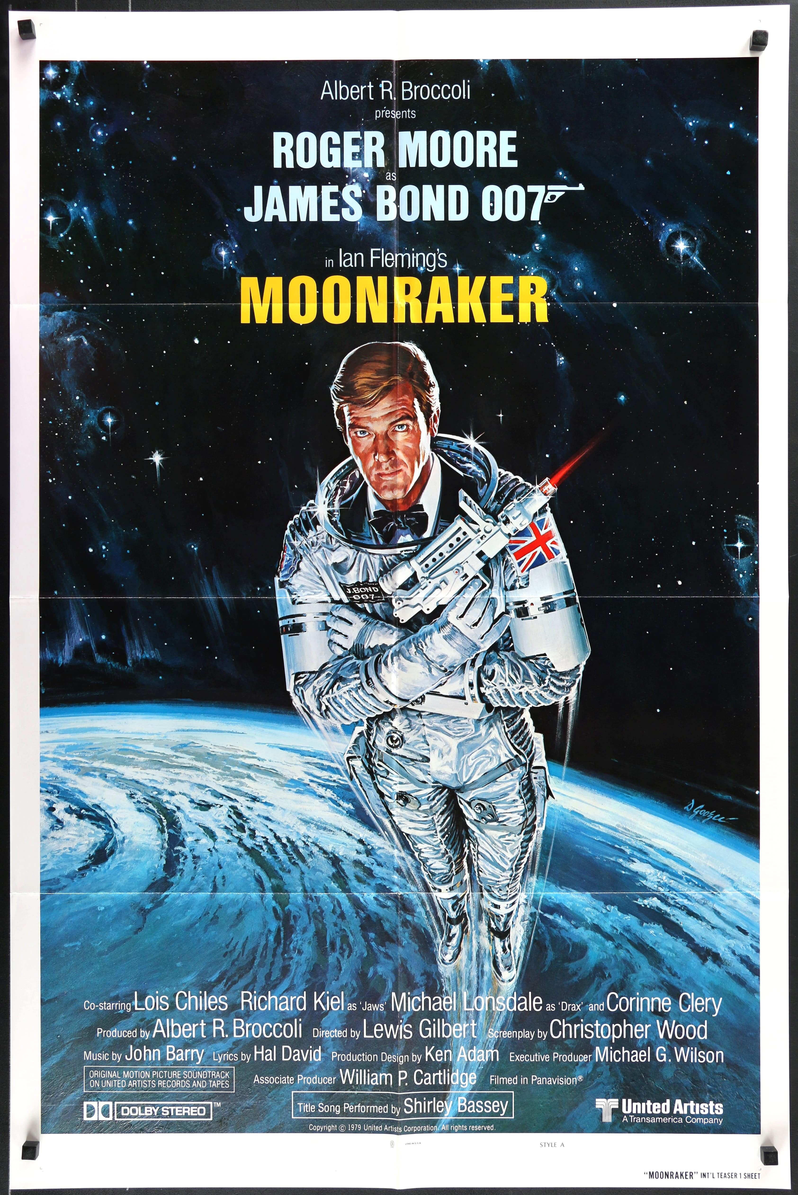 James Bond Moonraker Original Movie Poster - Famous Movie Posters