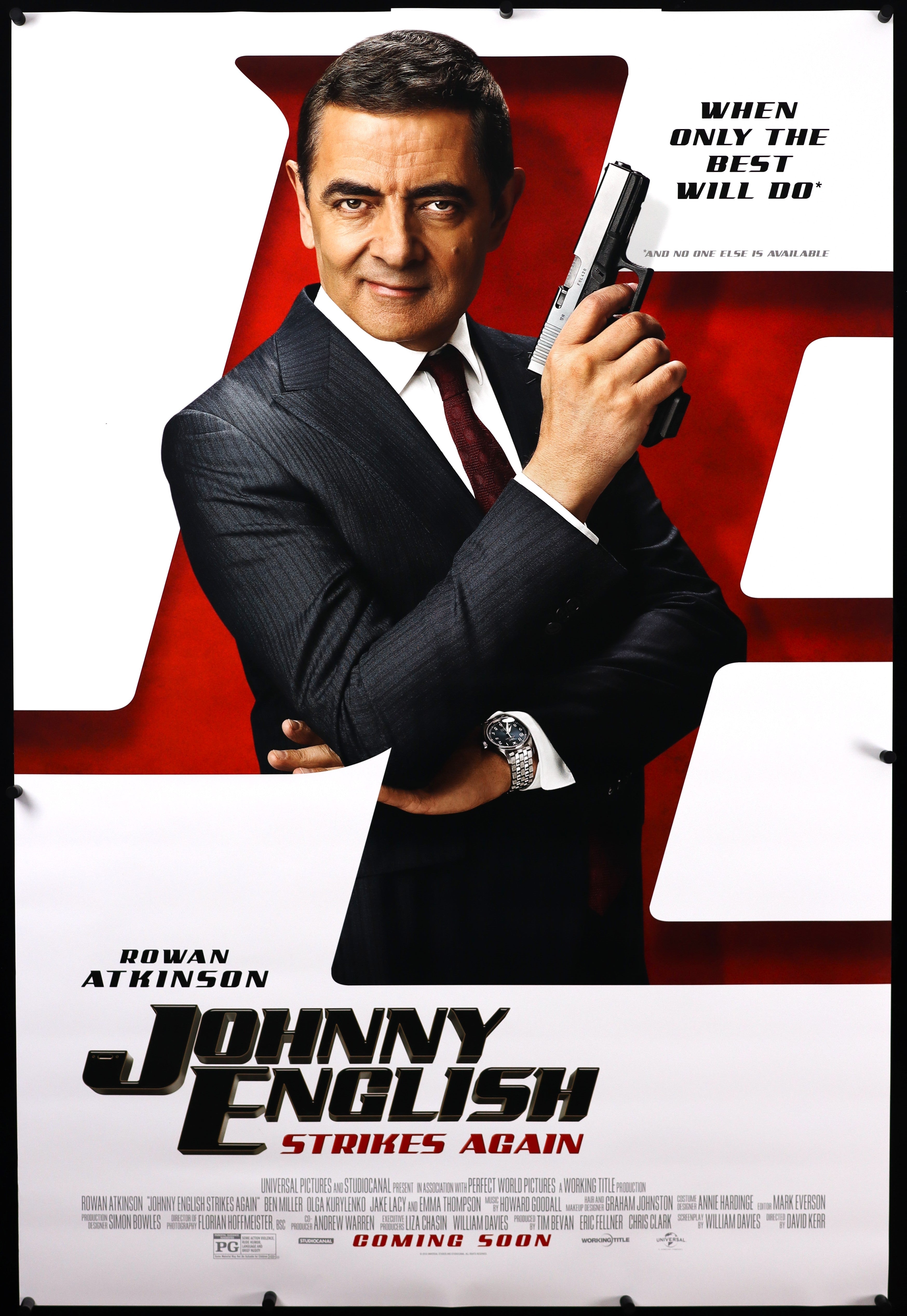 Johnny English Strikes Again Original Movie Poster – Famous Movie Posters