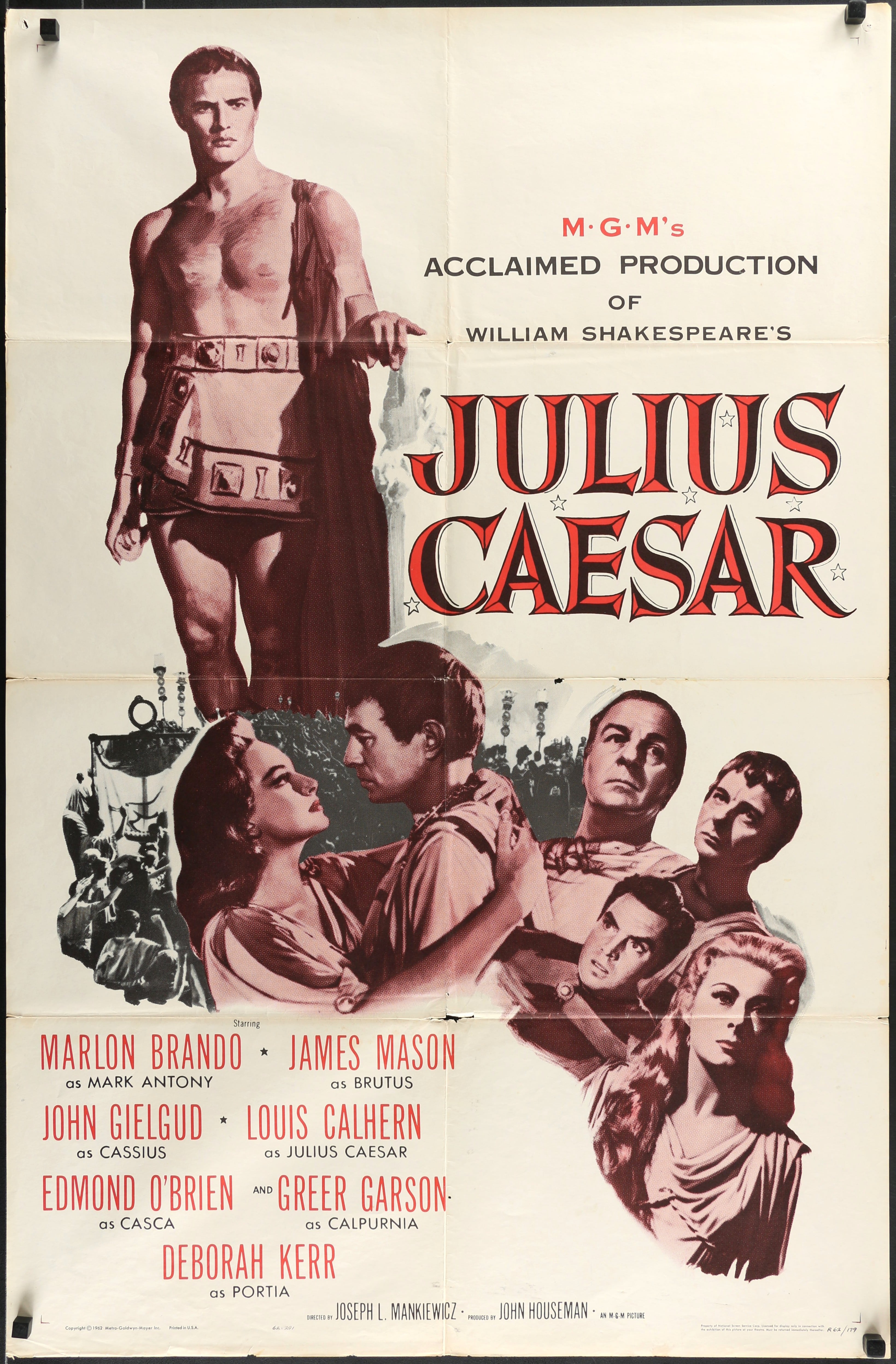 Julius Caesar Original Movie Poster - Famous Movie Posters