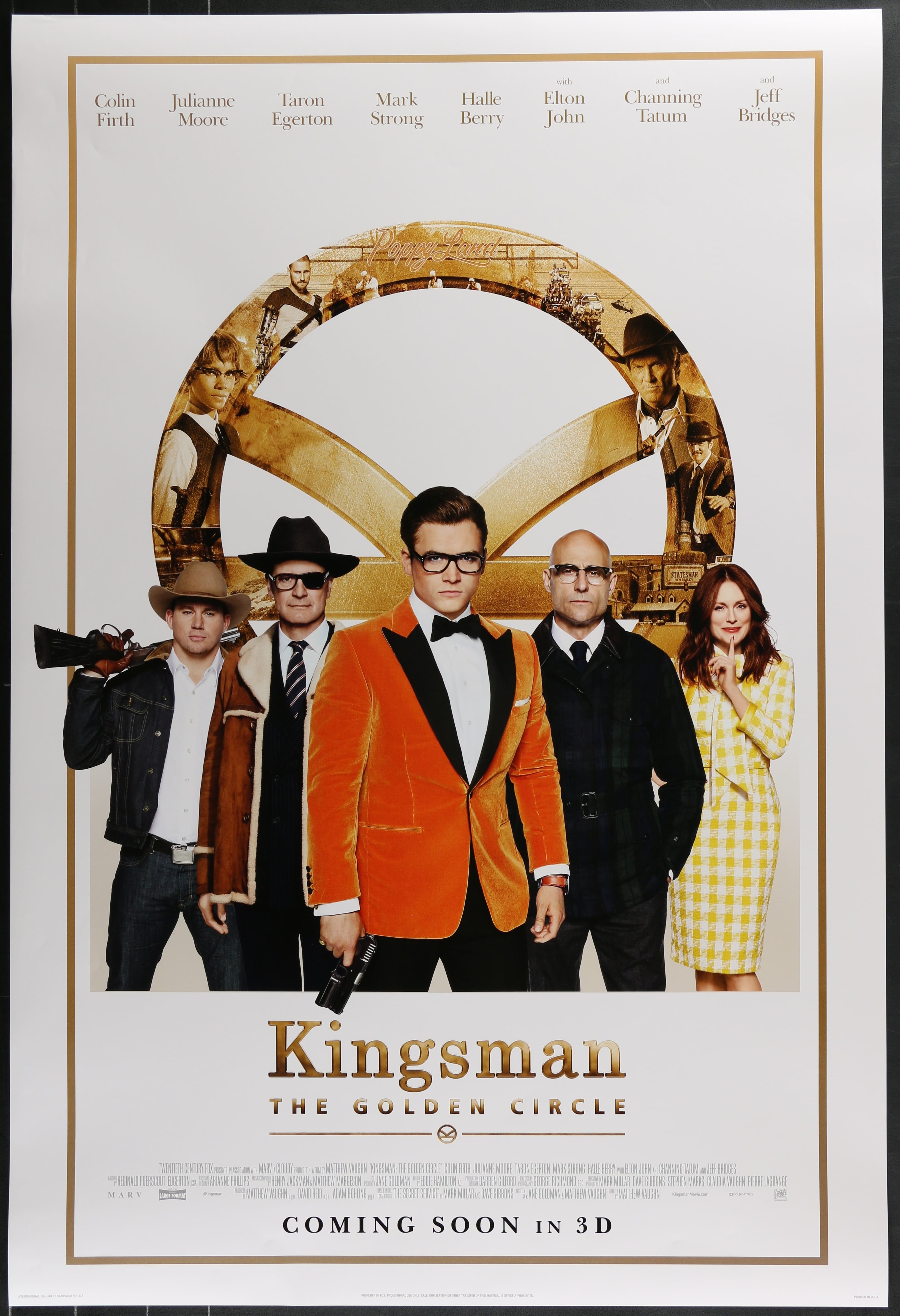 Kingsman: The Golden Circle Original Movie Poster - Famous Movie Posters