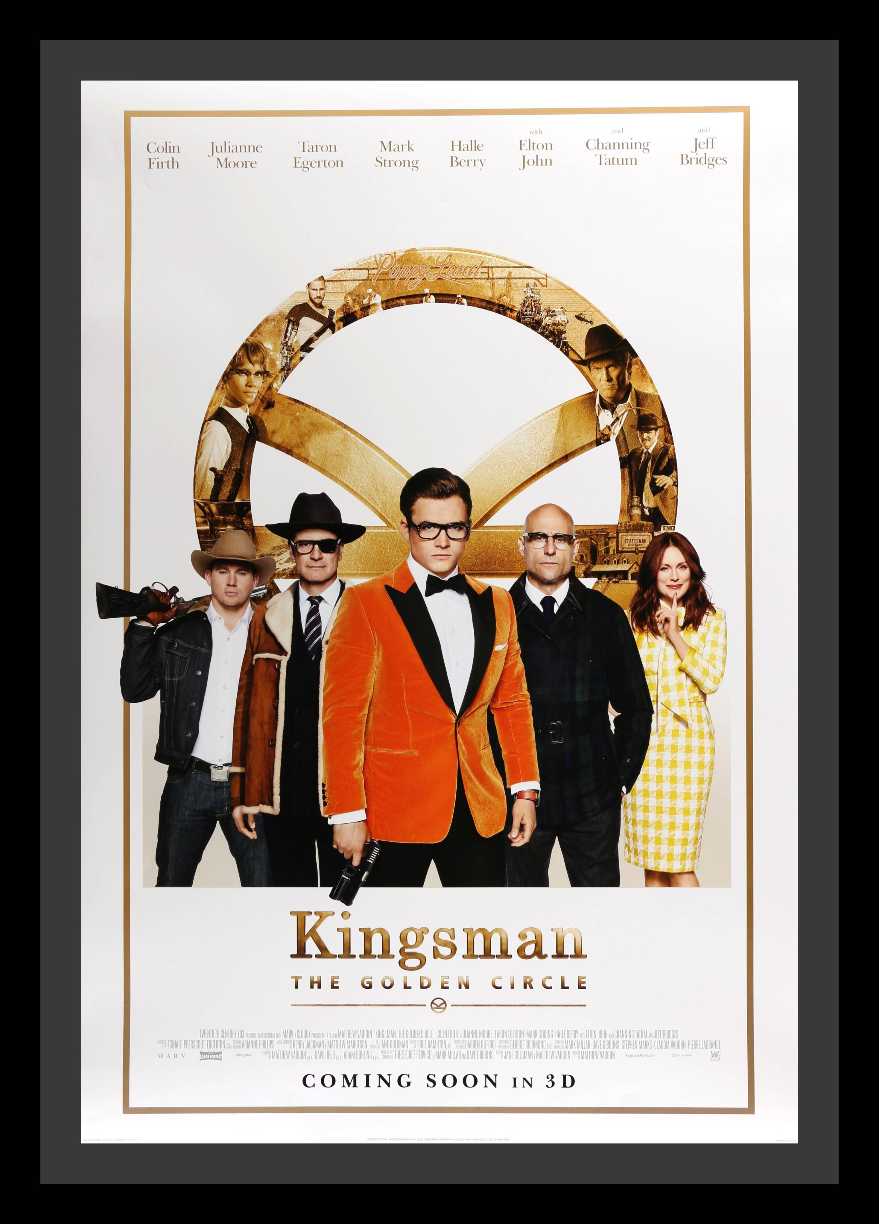 Kingsman: The Golden Circle Original Movie Poster - Famous Movie Posters
