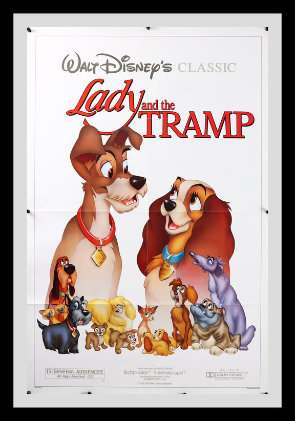 Lady and the Tramp (1986) Original Movie Poster - Famous Movie Posters