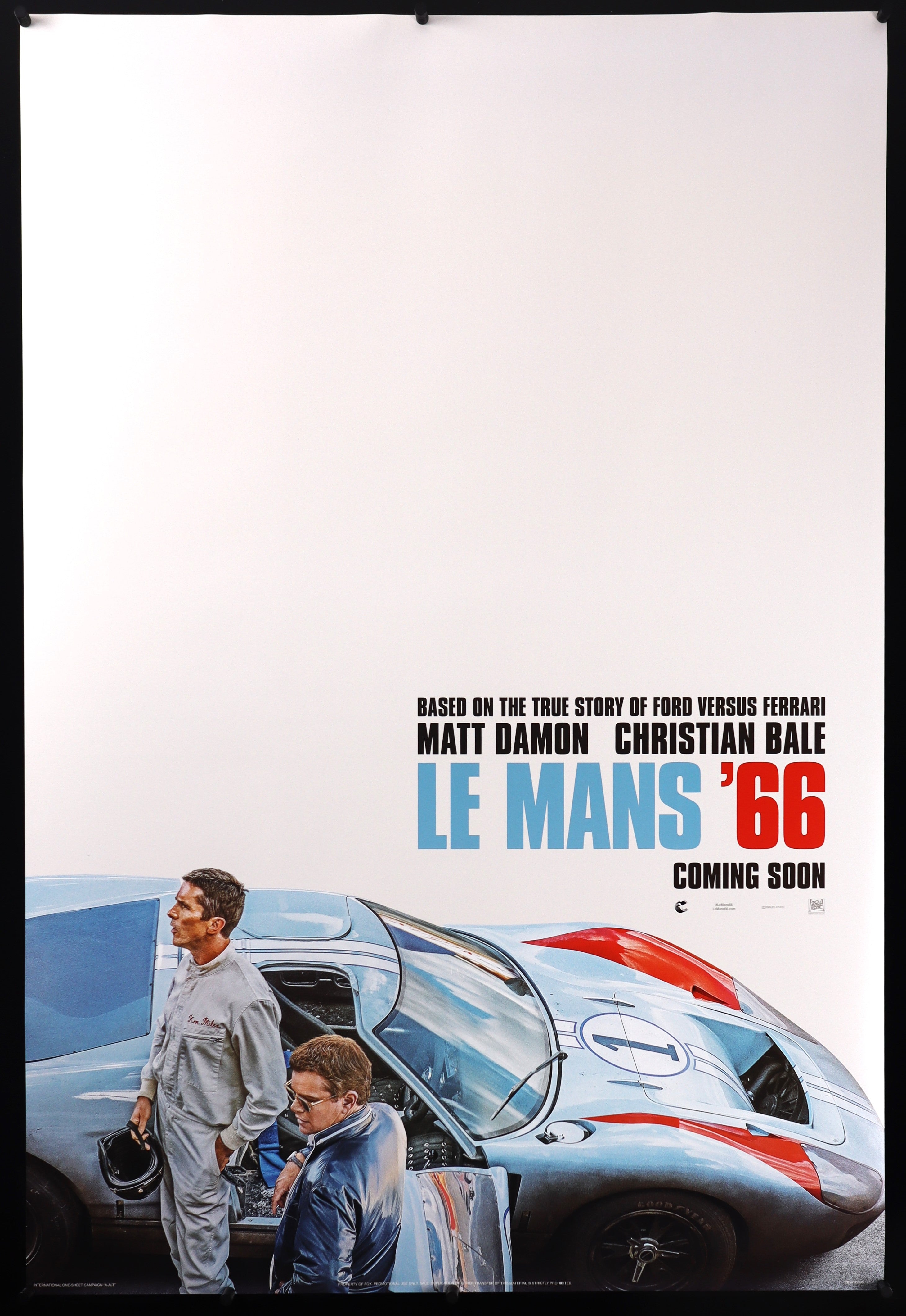 Le Mans 66 Original Movie Poster - Famous Movie Posters