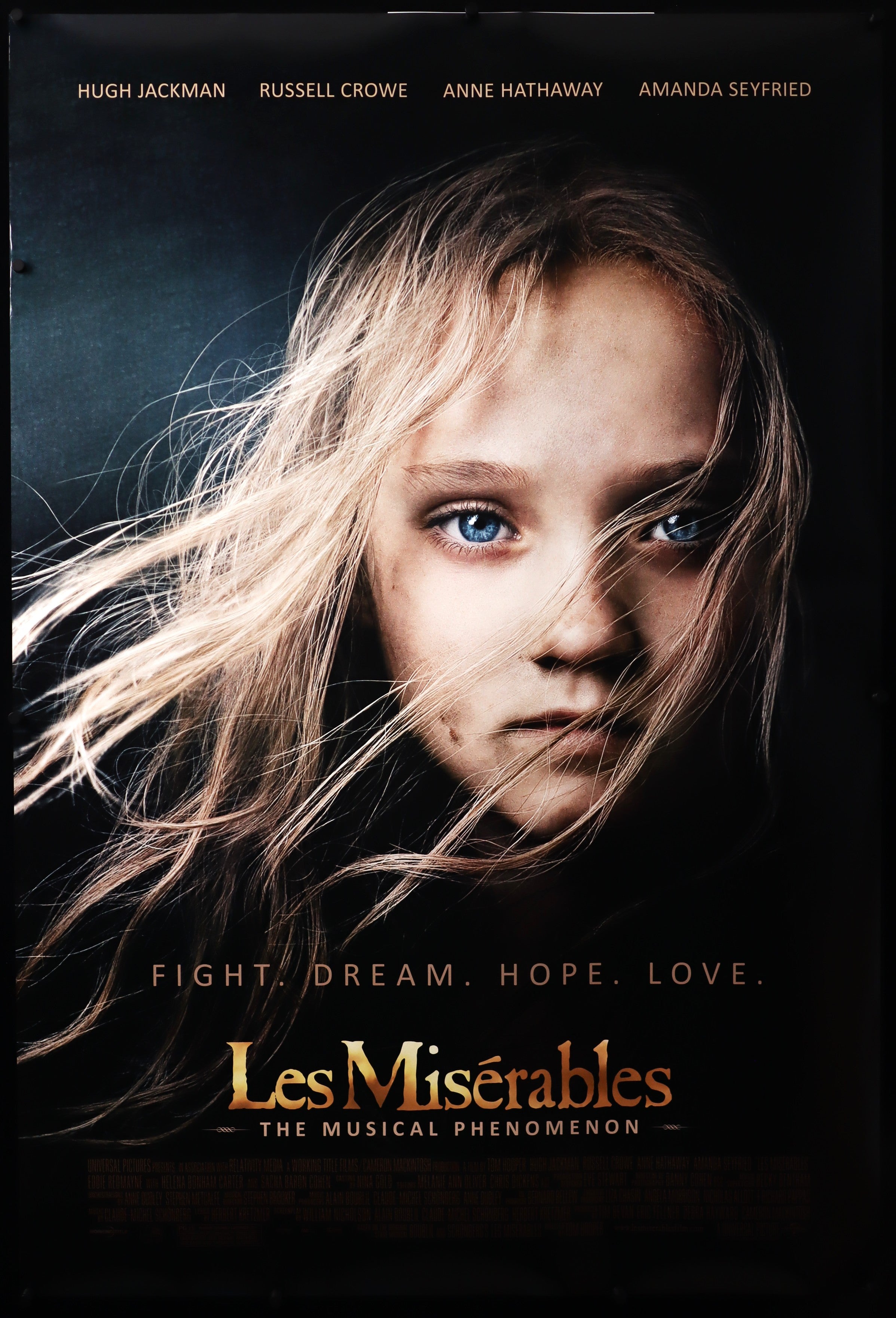 Les Miserables (2012) Original Movie Poster - Famous Movie Posters