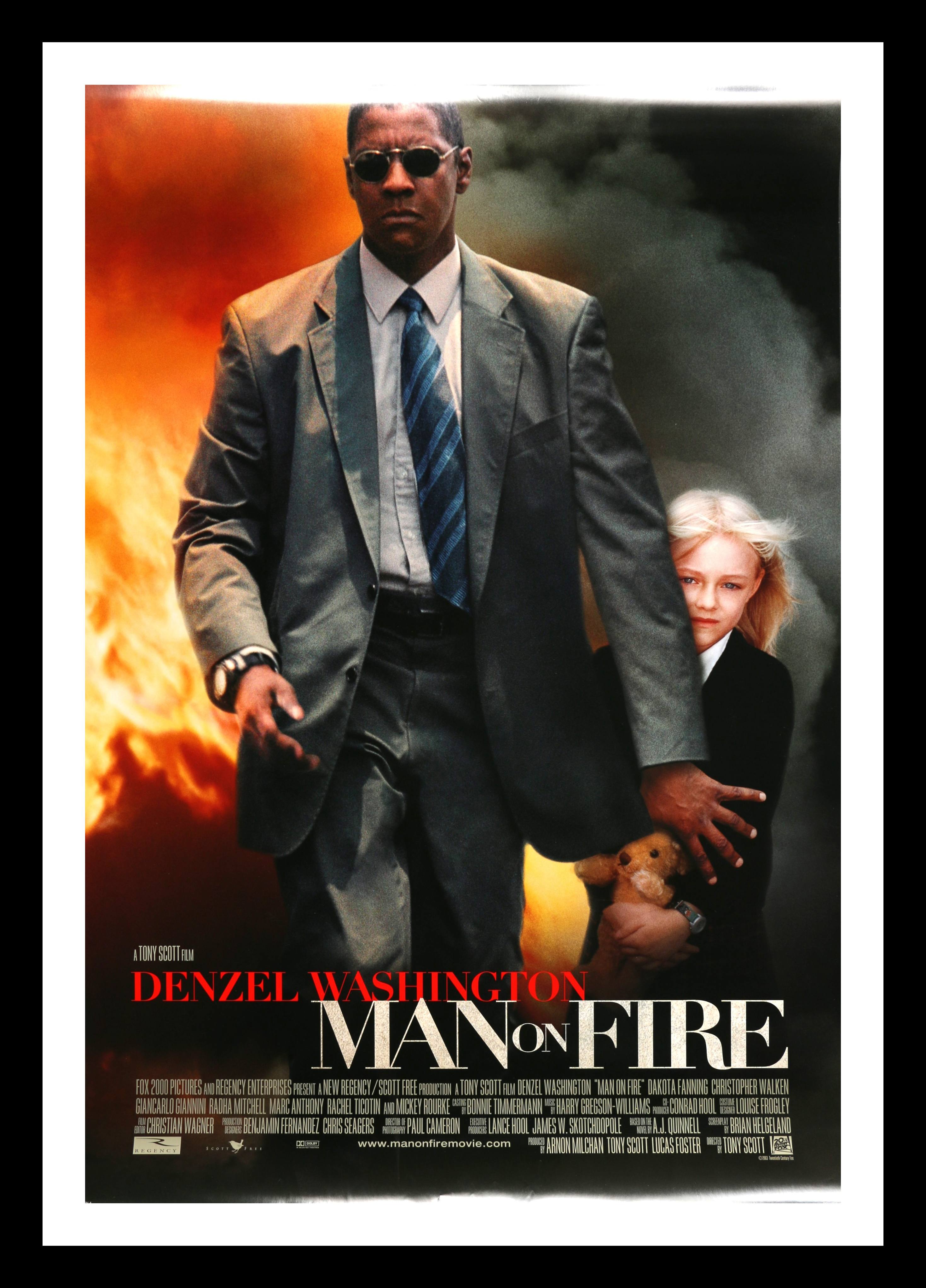 Man on Fire Original Movie Poster - Famous Movie Posters