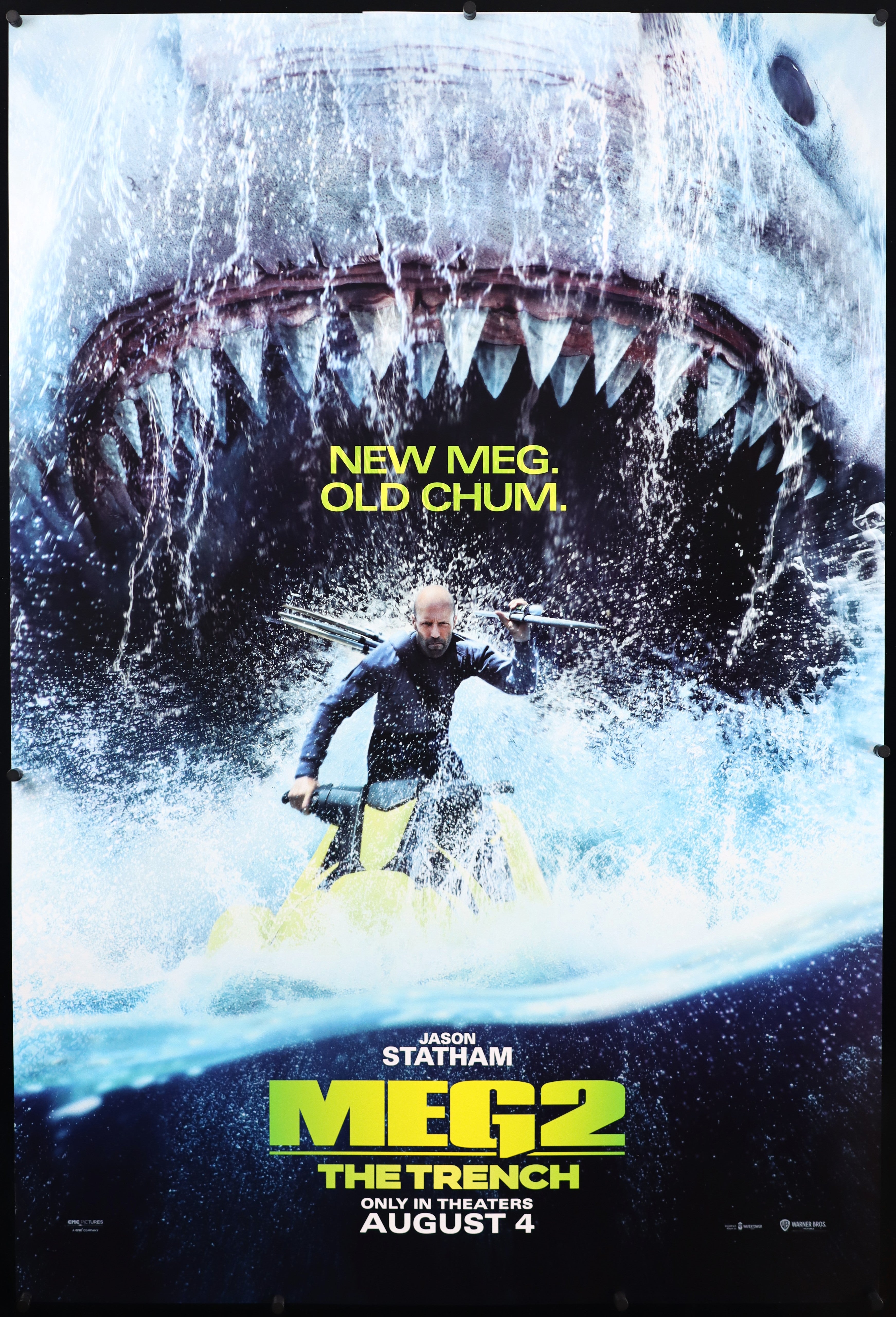 Meg 2 - The Trench Original Movie Poster - Famous Movie Posters