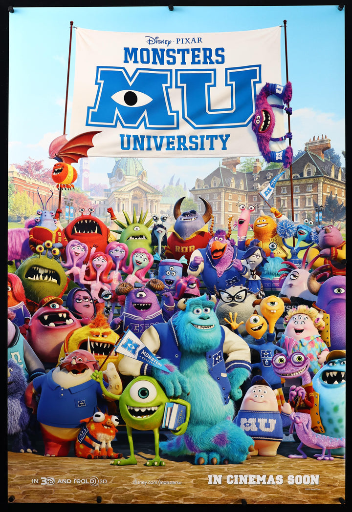 Monsters University Original Movie Poster - Famous Movie Posters