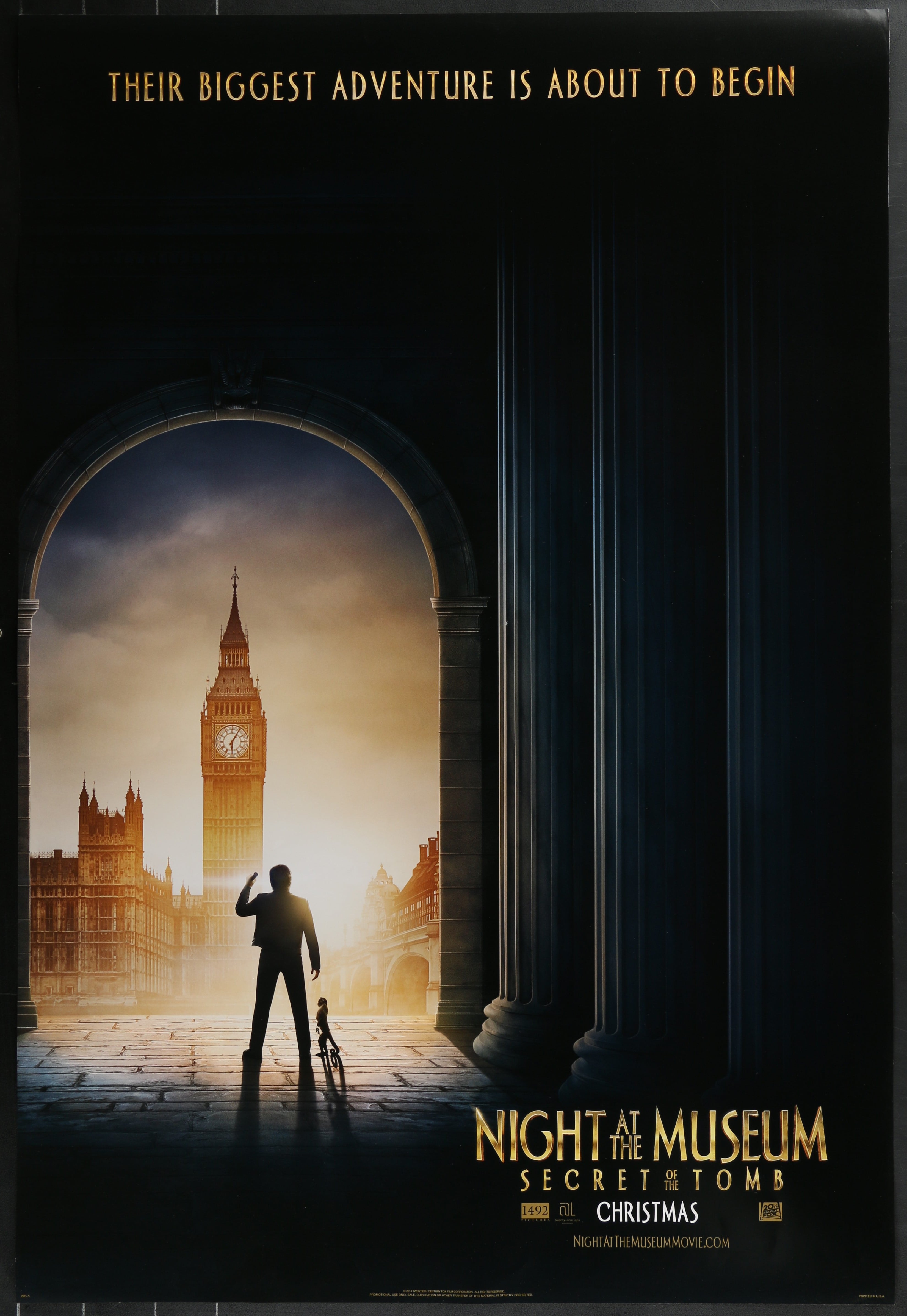 Night at the Museum: Secret of the Tomb Style C Original Movie Poster ...