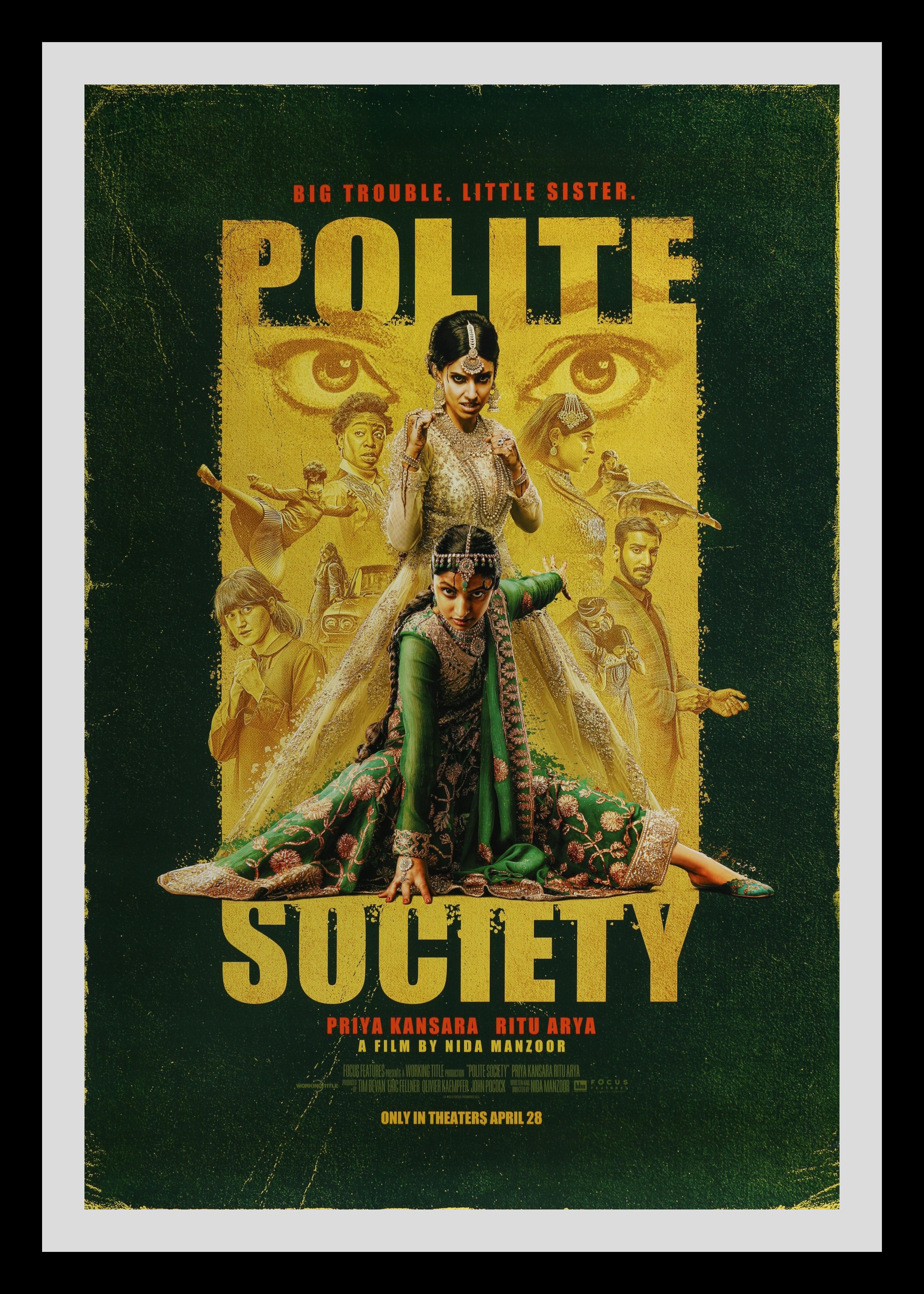Polite Society Original Movie Poster - Famous Movie Posters