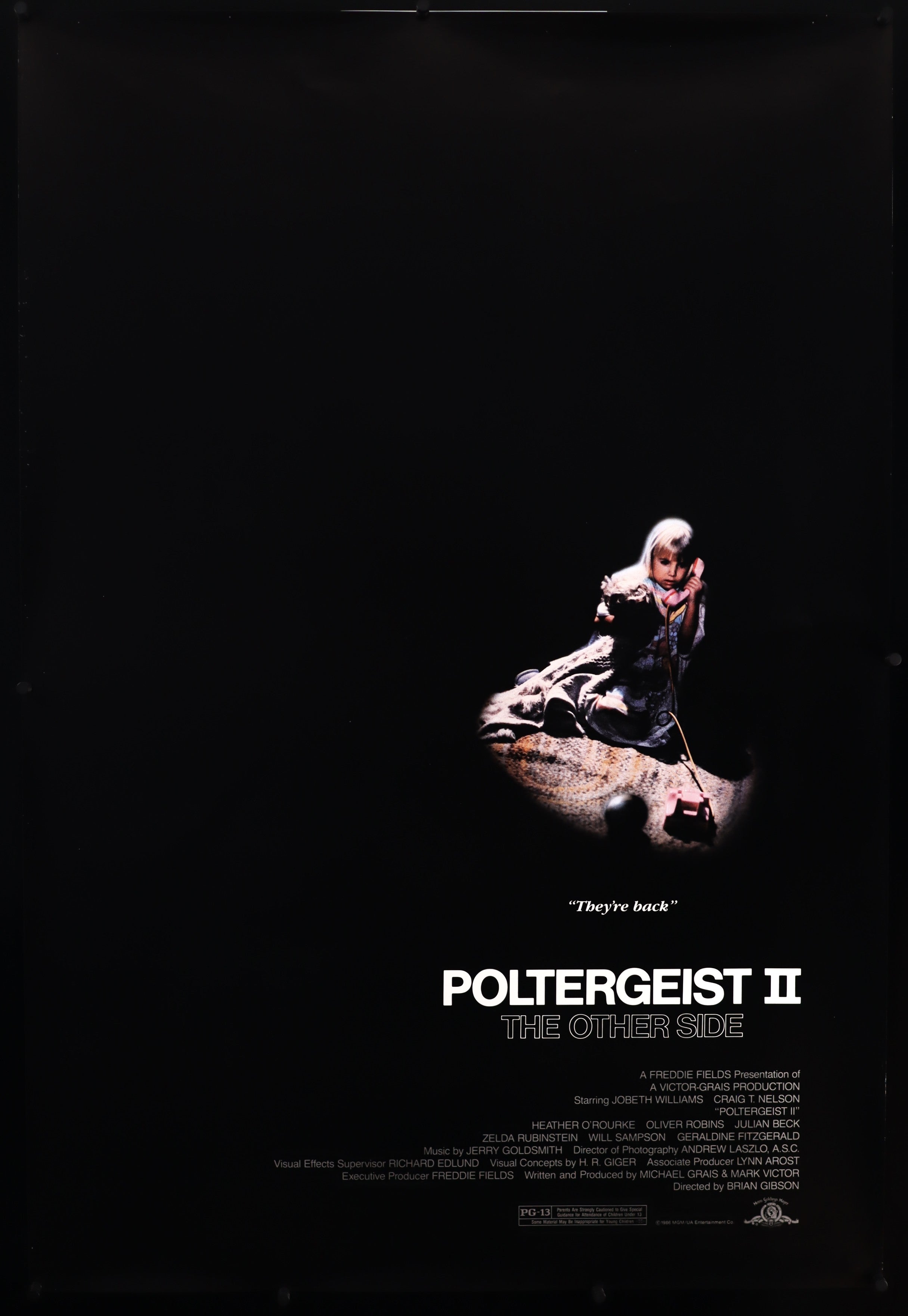 Poltergeist II - The Other Side Original Movie Poster - Famous Movie ...