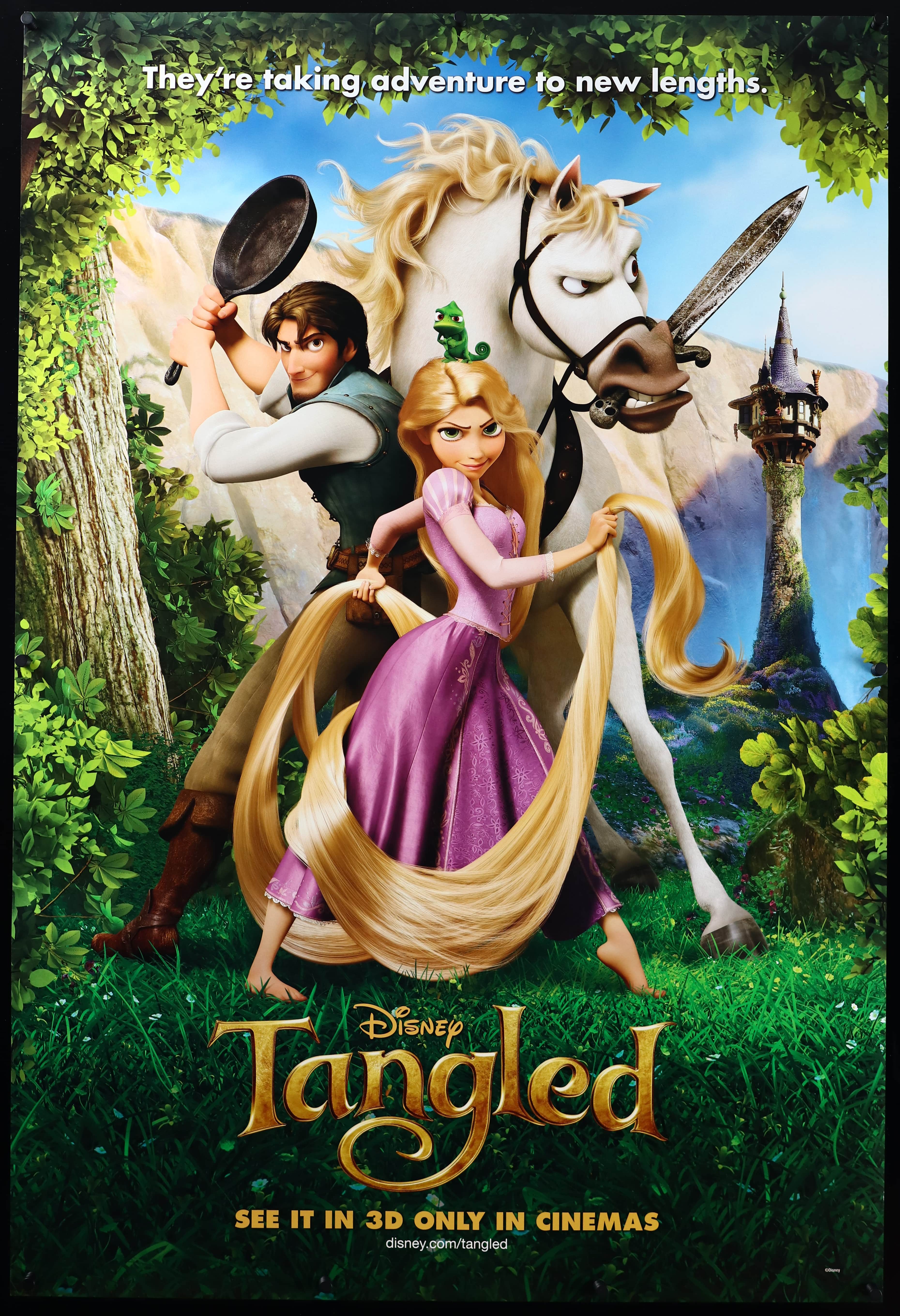 Tangled Original Movie Poster - Famous Movie Posters