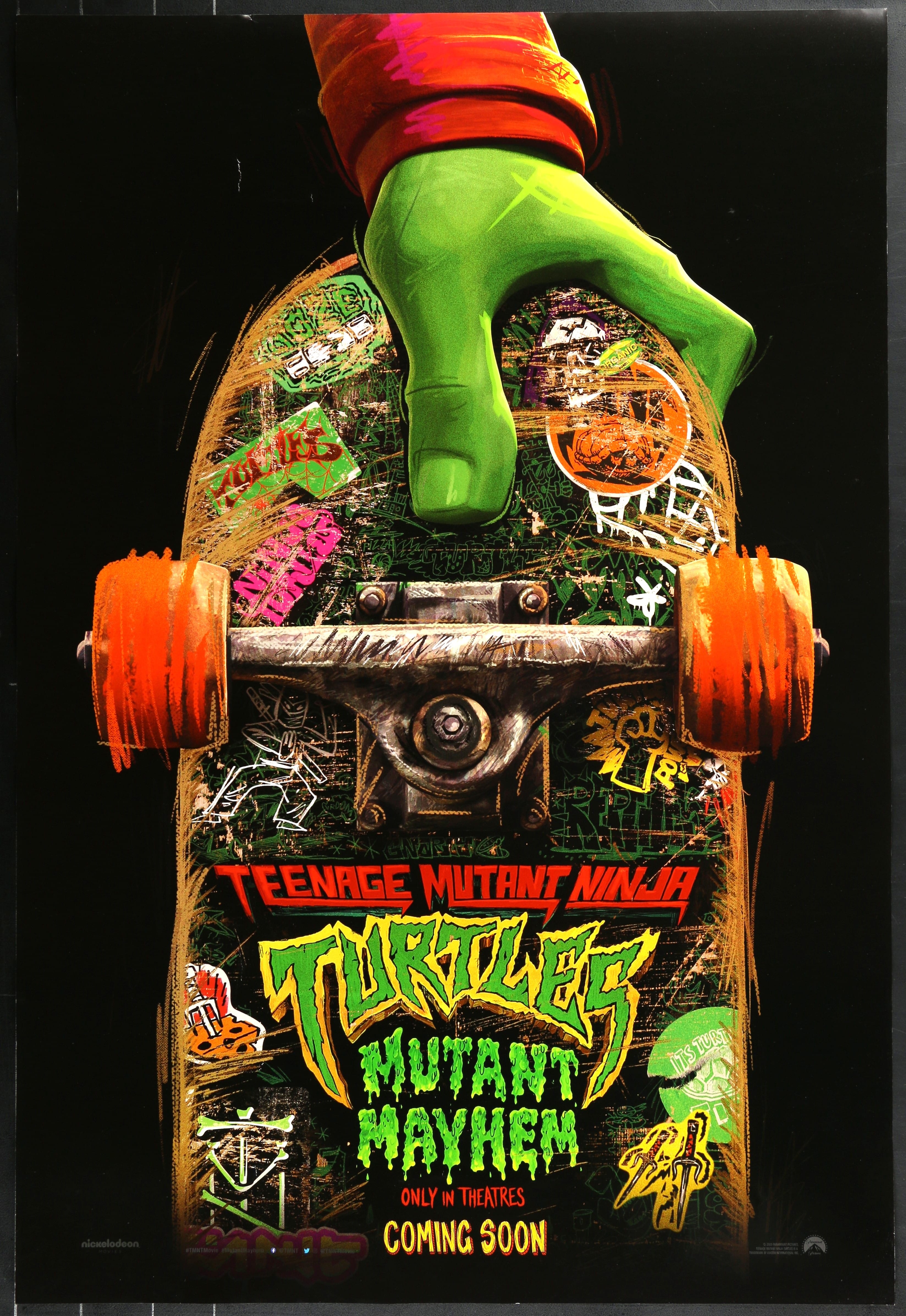 Teenage Mutant Ninja Turtles: Mutant Mayhem Original Movie Poster ...