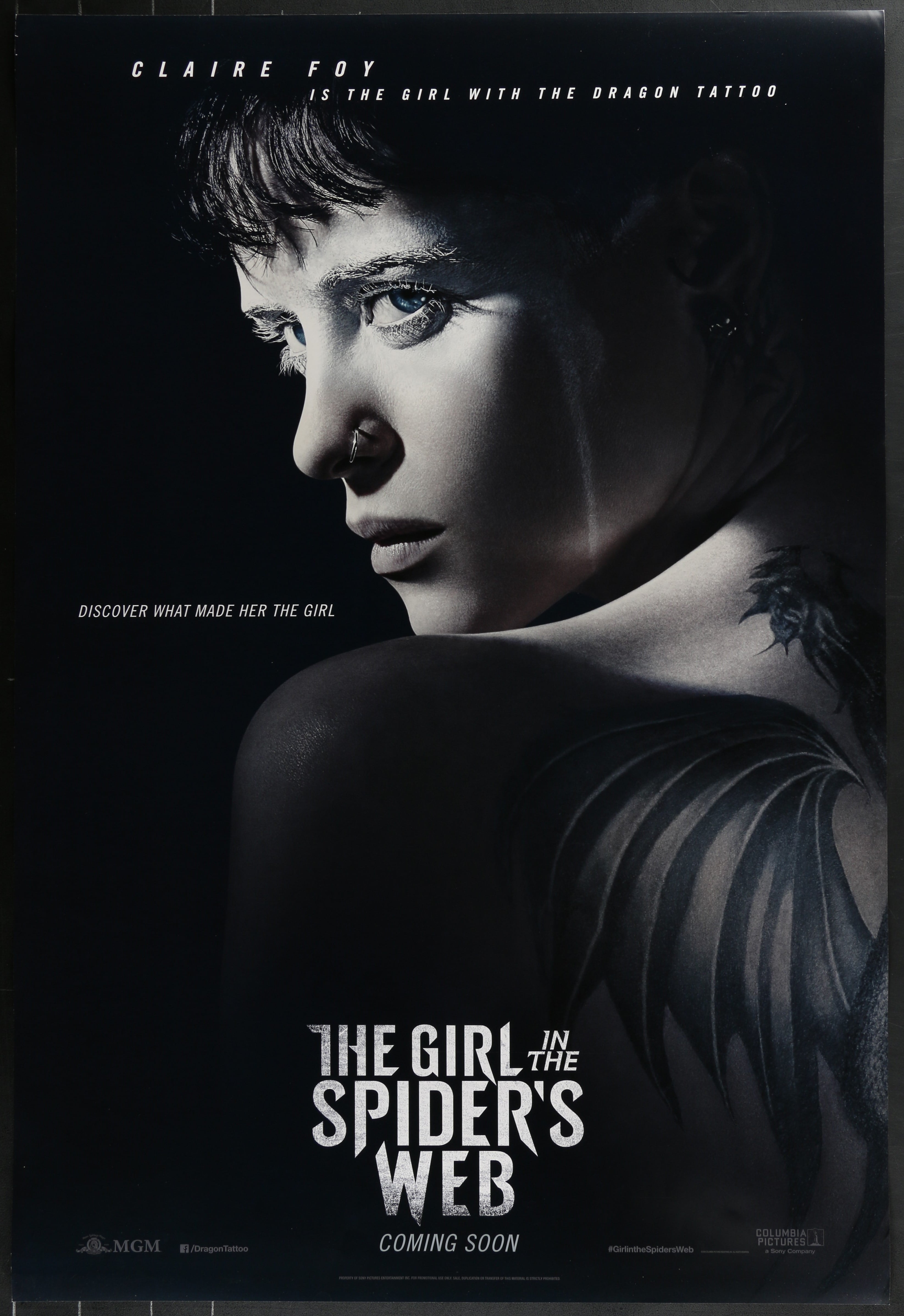 The Girl in the Spider's Web Original Movie Poster - Famous Movie Posters