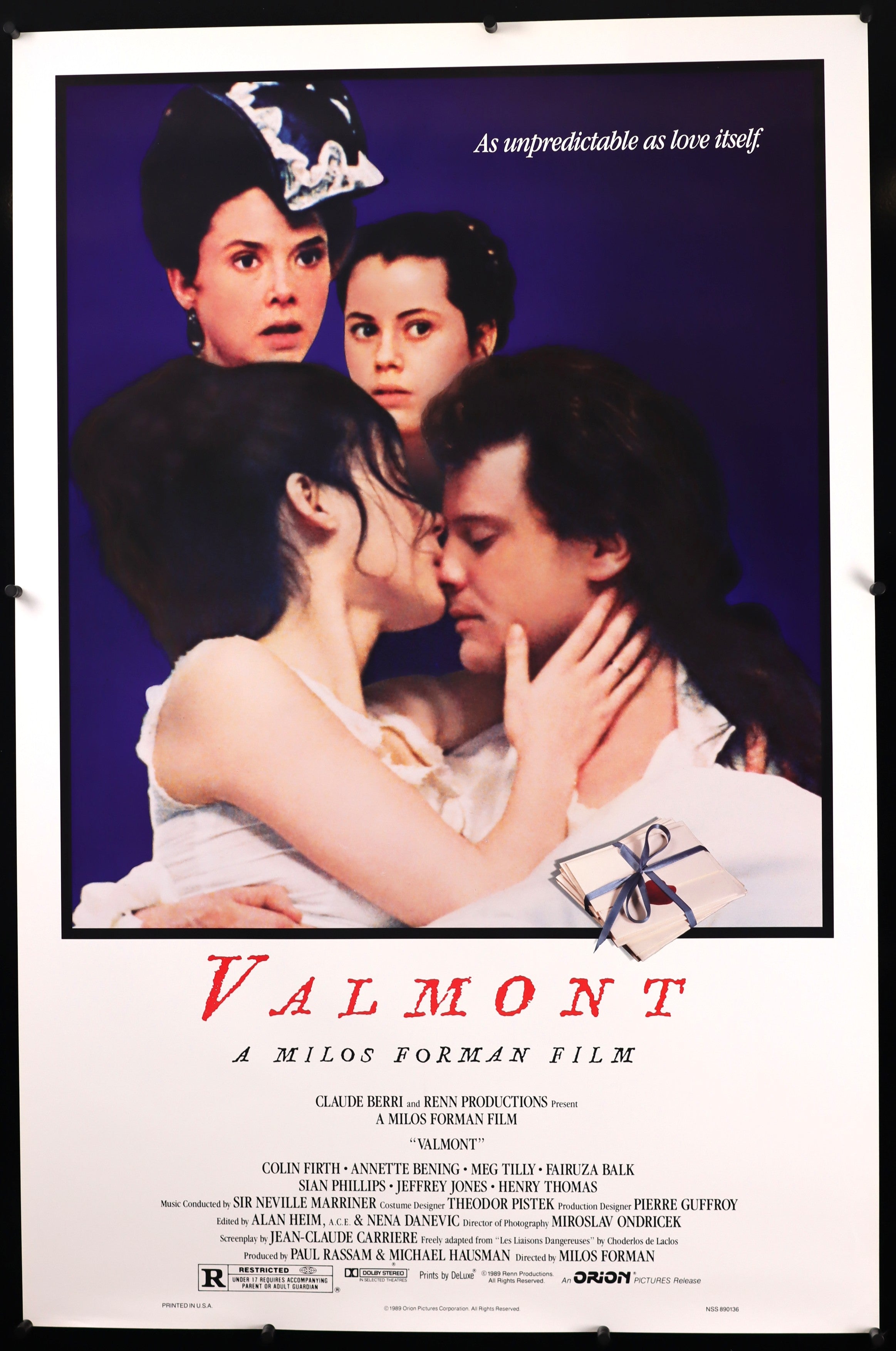 Valmont Original Movie Poster - Famous Movie Posters