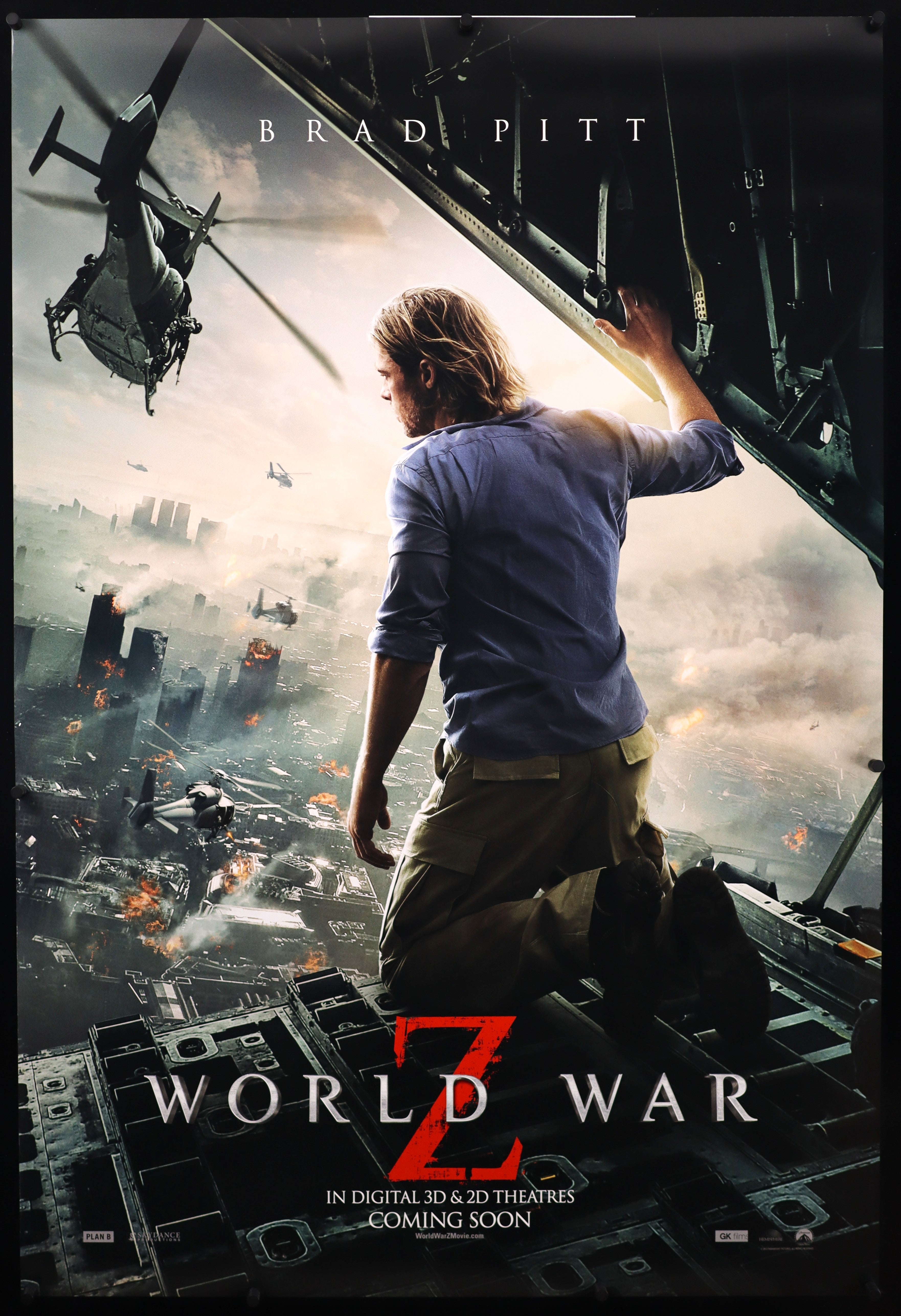World War Z Original Movie Poster - Famous Movie Posters
